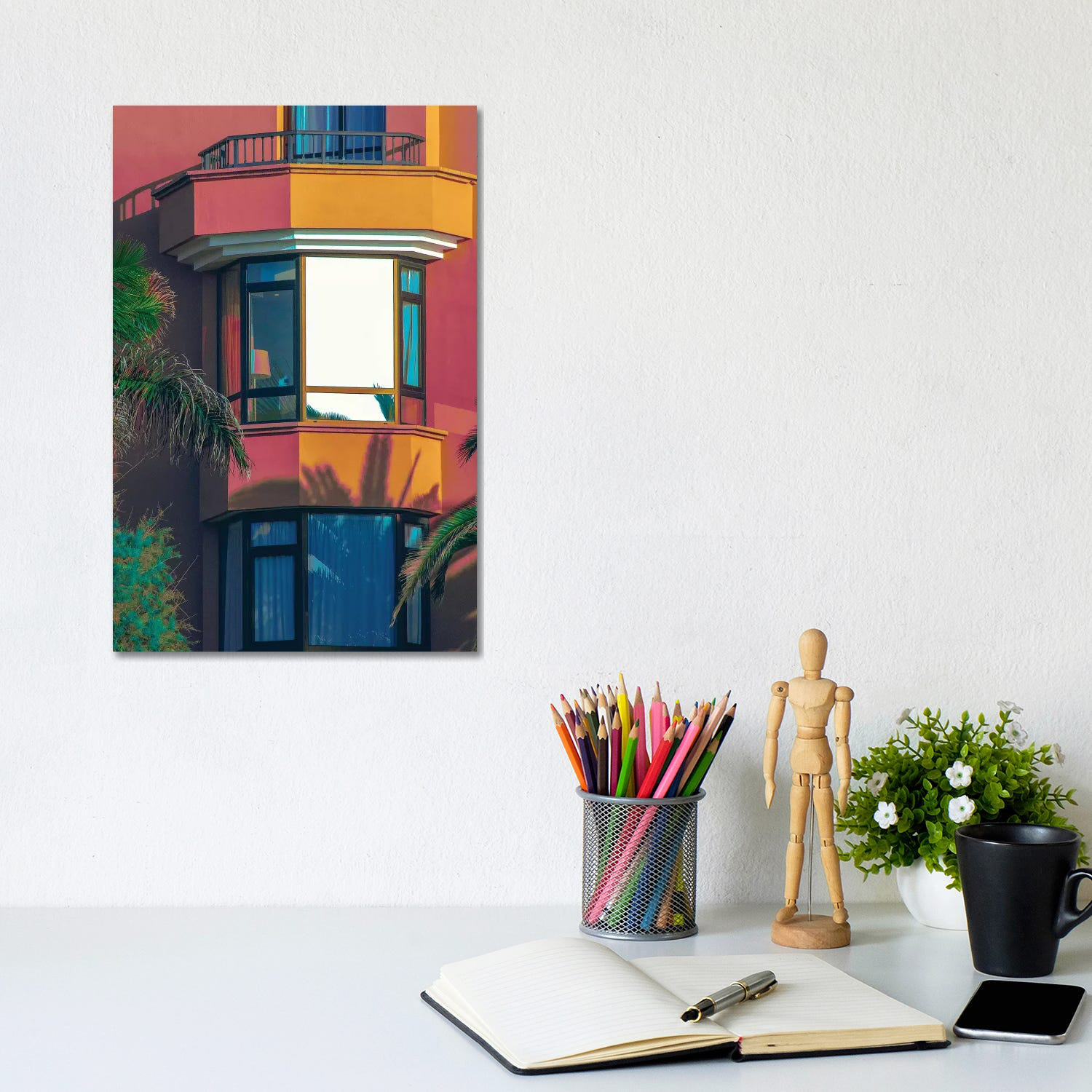 East Urban Home «Red Wine and Cheese» par Nathan Head - impression sur ...