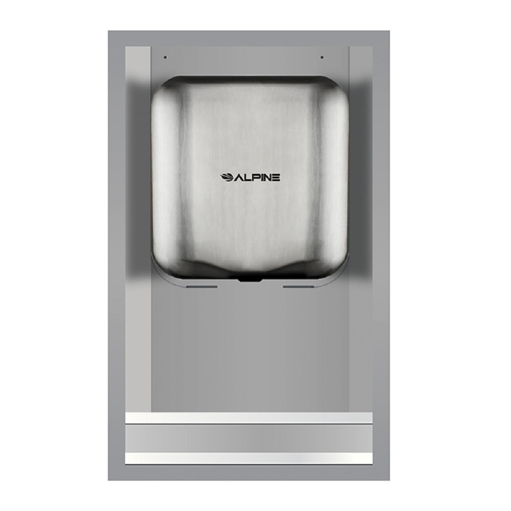 Alpine Industries Stainless Steel Commercial ADA Hand Dryer Recess Wall ...