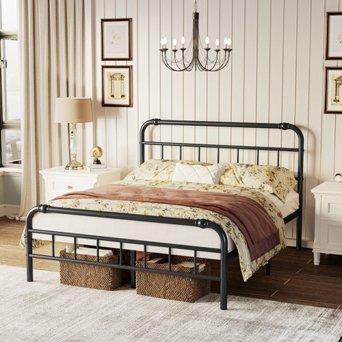 Metal Bed Frames You'll Love | Wayfair