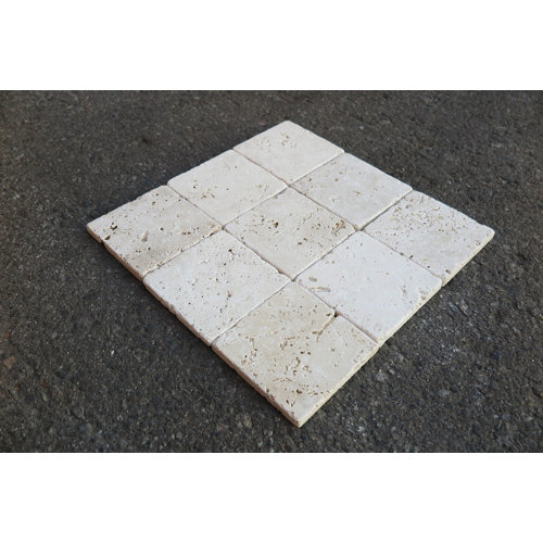 Stone & Tile Shoppe, Inc. 12" x 12" Travertine Stone Look Wall & Floor ...