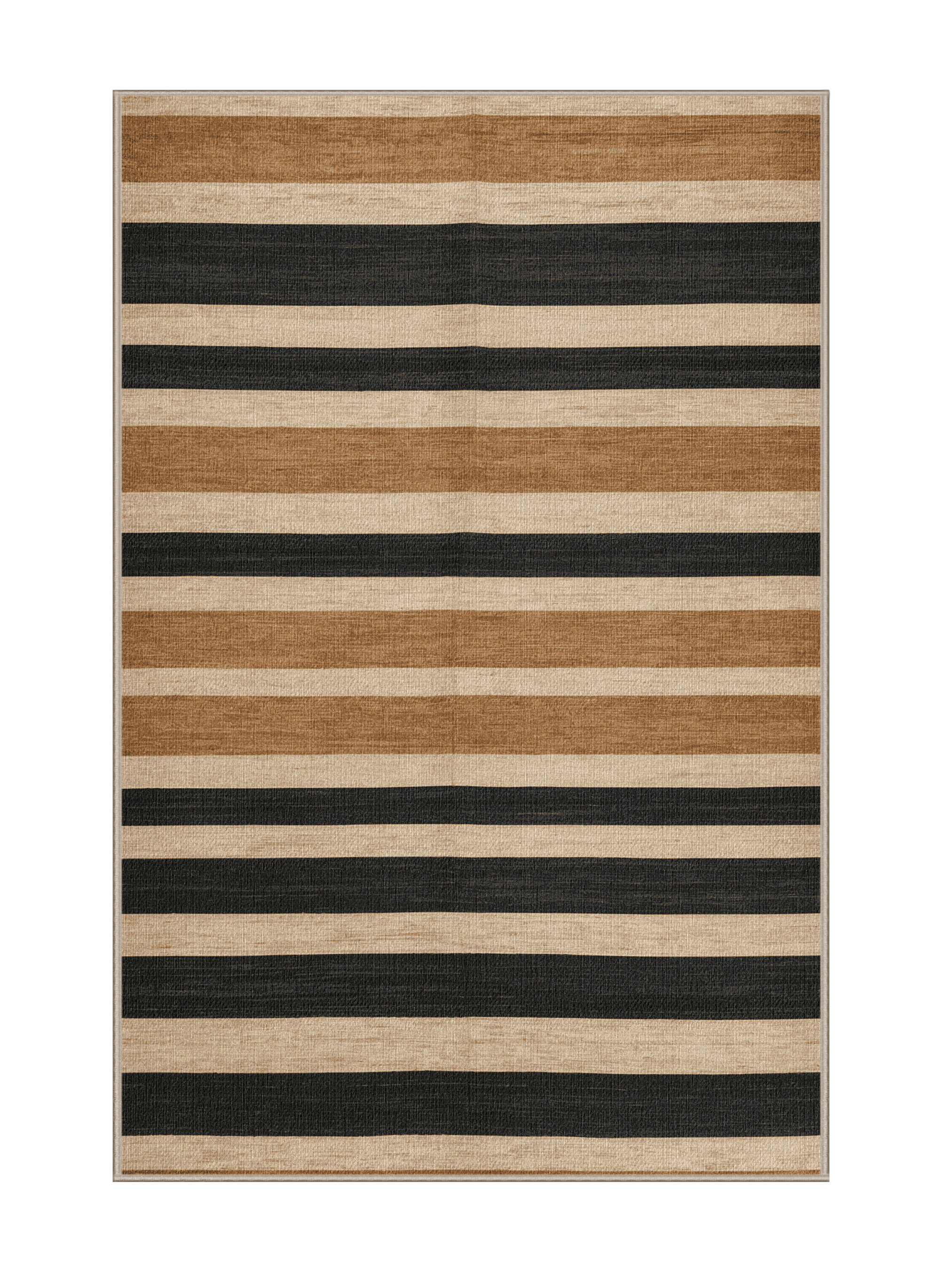 Hokku Designs Washable Desert Striped Area Rug | Wayfair