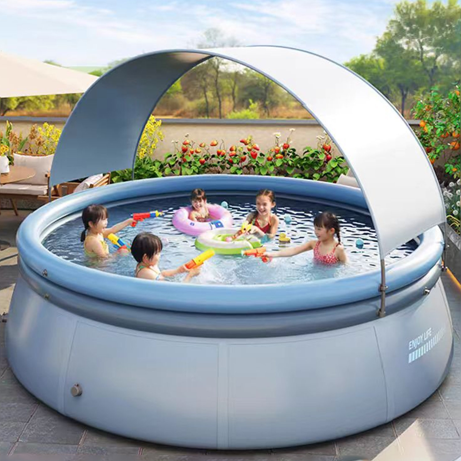 SENCHO GINSYTALIOR Sencho Ginsytalior 2.16 ft x 9.84 ft x 9.84 ft ...