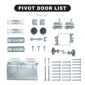ARK DESIGN Paneled Manufactured Wood and Frosted Glass Pivot Doors with ...