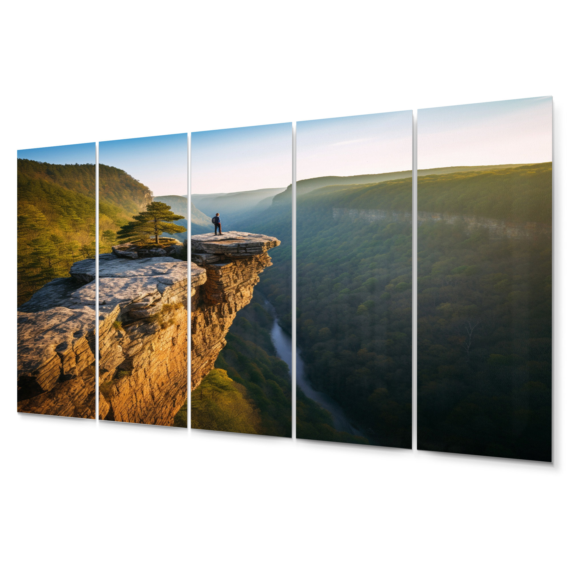 Design Art Arkansas Whitaker Point I - Landscapes Metal Wall Decor Set ...