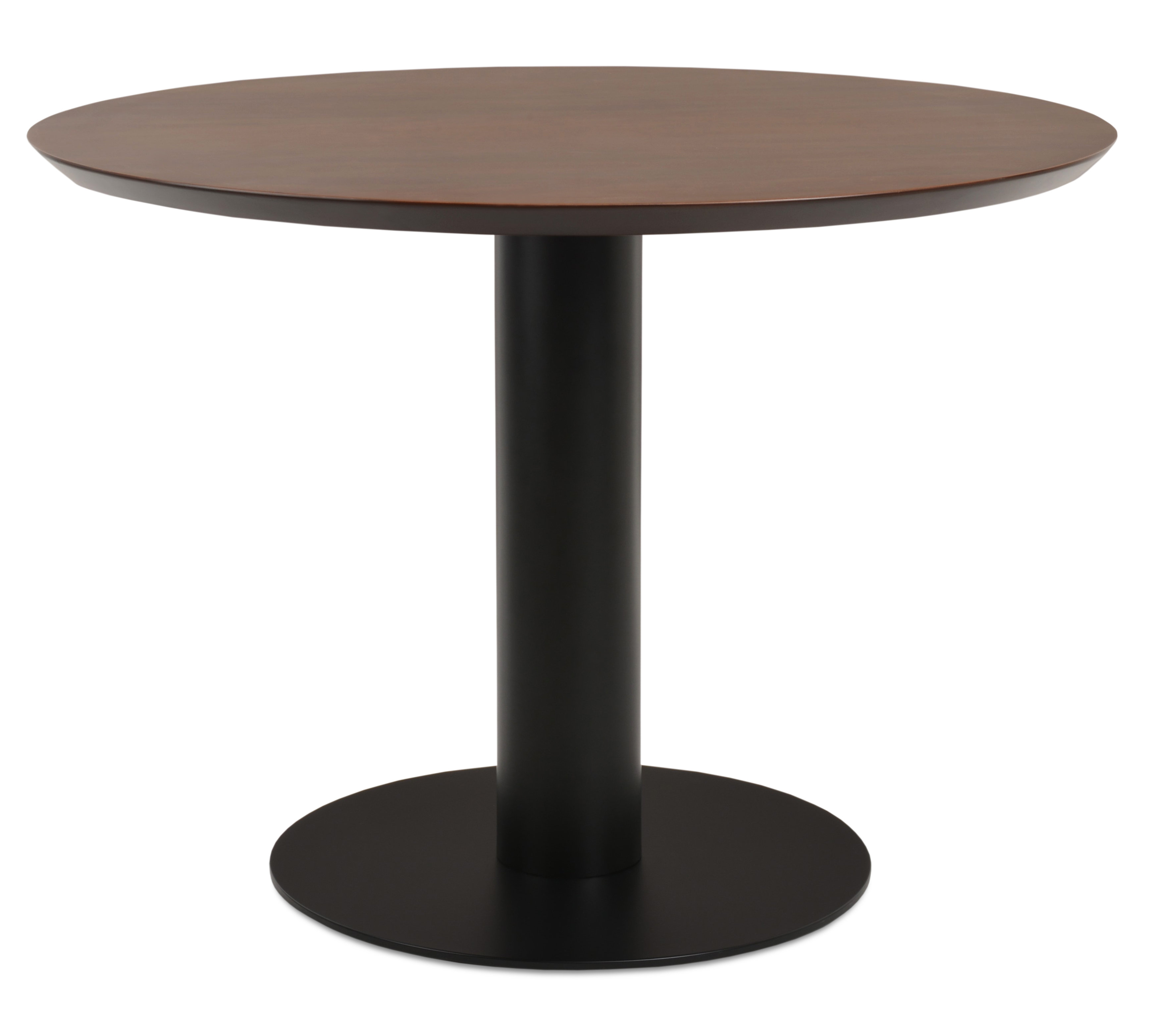 sohoConcept Tango Thick Post Round Table in Wood Top | Wayfair