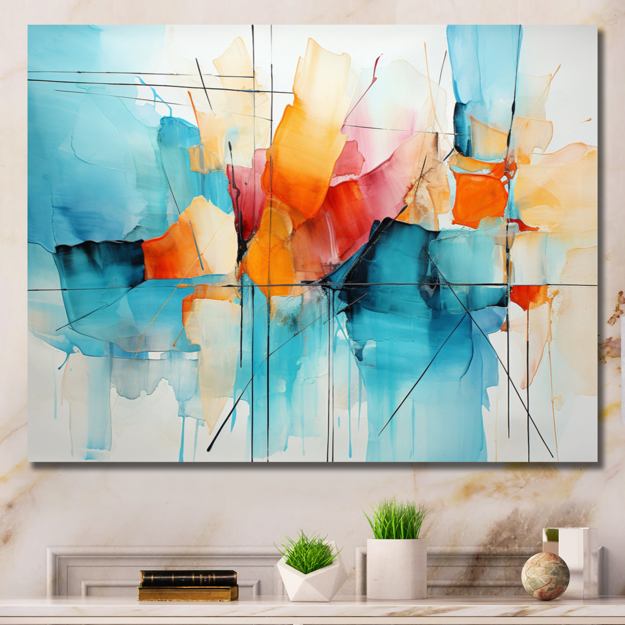 Wrought Studio™ Collage Symphony I - Abstract Collages Wall Art Living ...