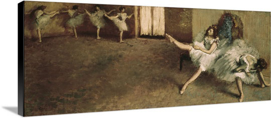 Vault W Artwork Edgar Degas Before The Ballet by Edgar Degas Print ...