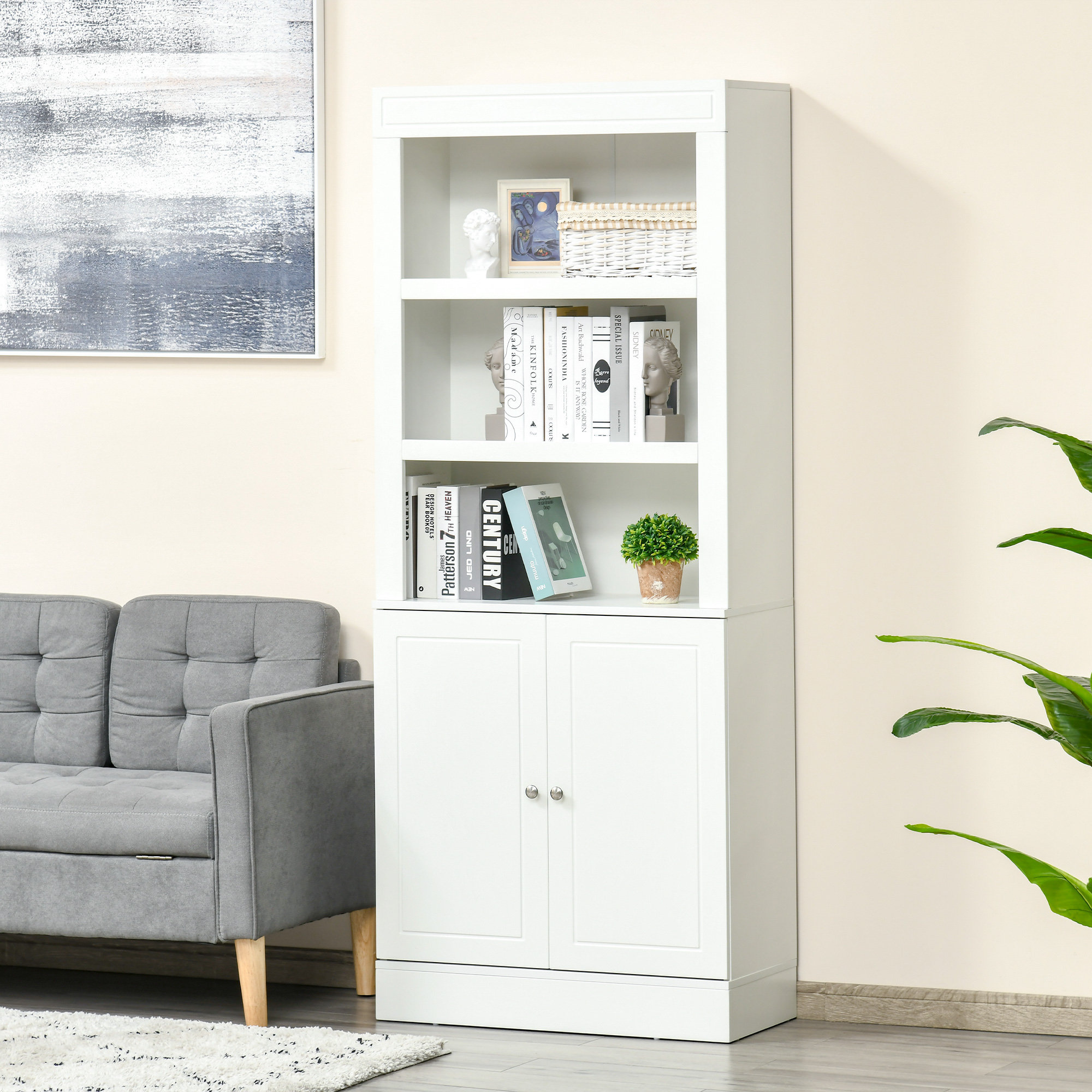 Homcom 72" Freestanding Pantry | Wayfair