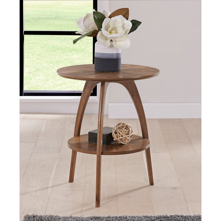 Wade Logan® Atreu Three Leg End Table with Storage & Reviews | Wayfair