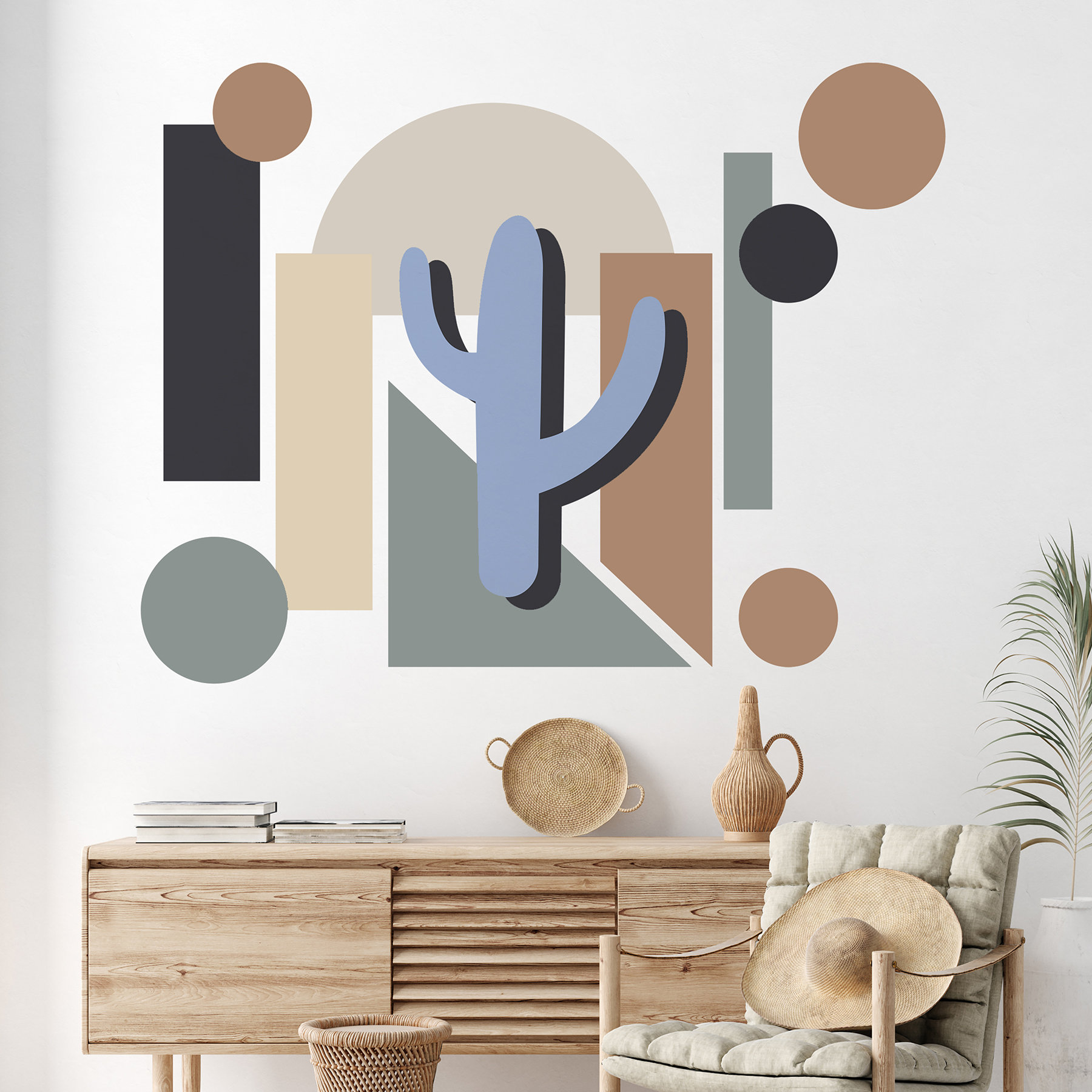 WallPops! Rancher's Dressin' Modular Mural Peel and Stick Wall Decals ...