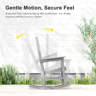 Highland Dunes All-Weather HDPE Outdoor Rocking Chair with Ergonomic ...