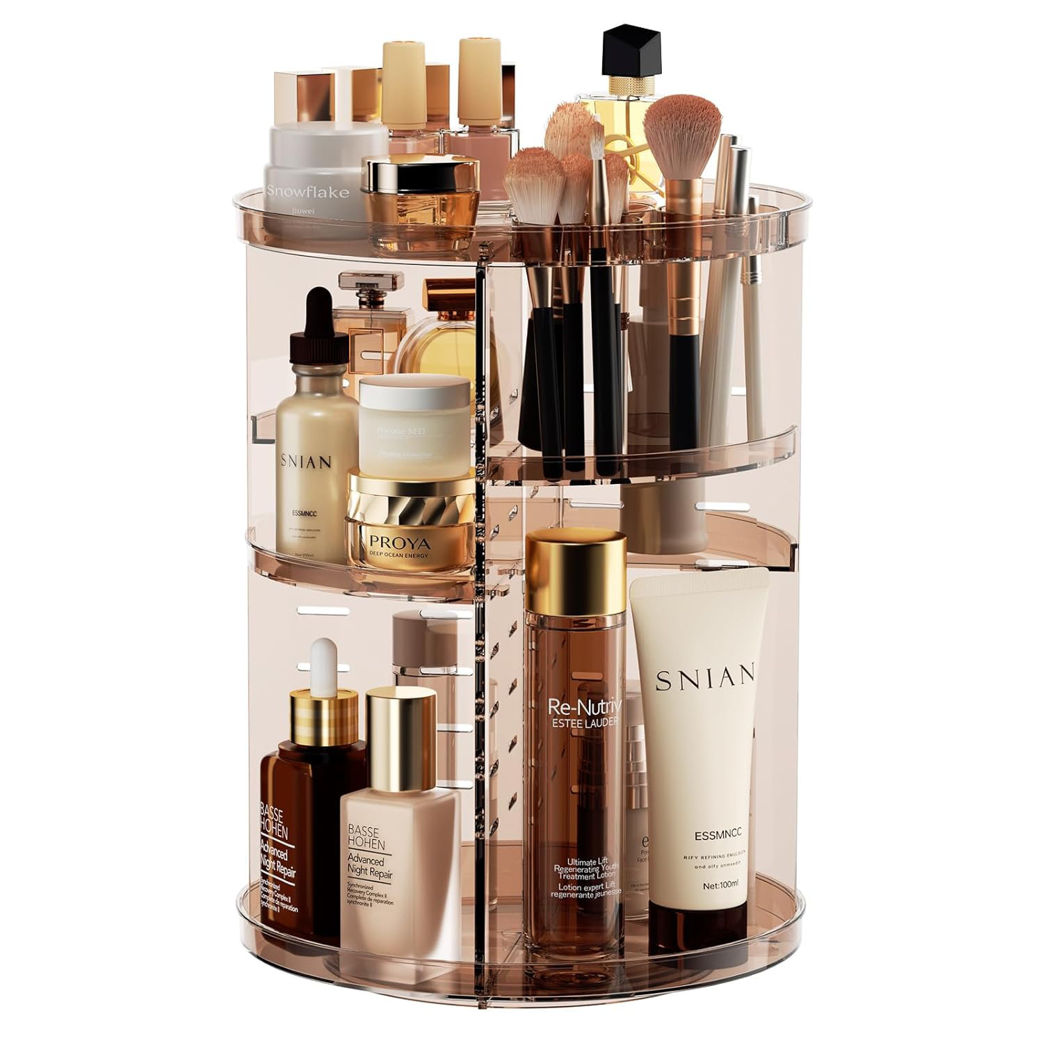 Ivy Bronx Nakesha Acrylic Makeup Organizer | Wayfair