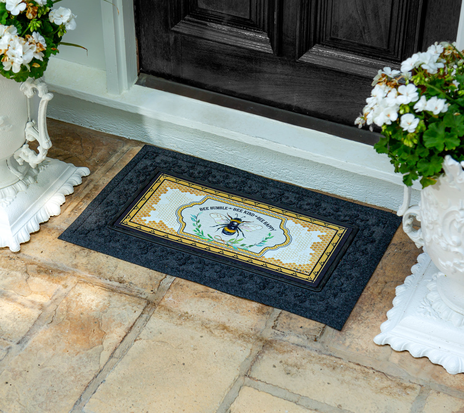 Rosalind Wheeler Pritee Humble Bee Sassafras Switch Mat | Wayfair