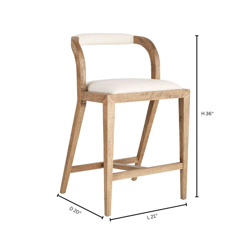 Cyan Design Malone Solid Wood Accent Stool | Wayfair
