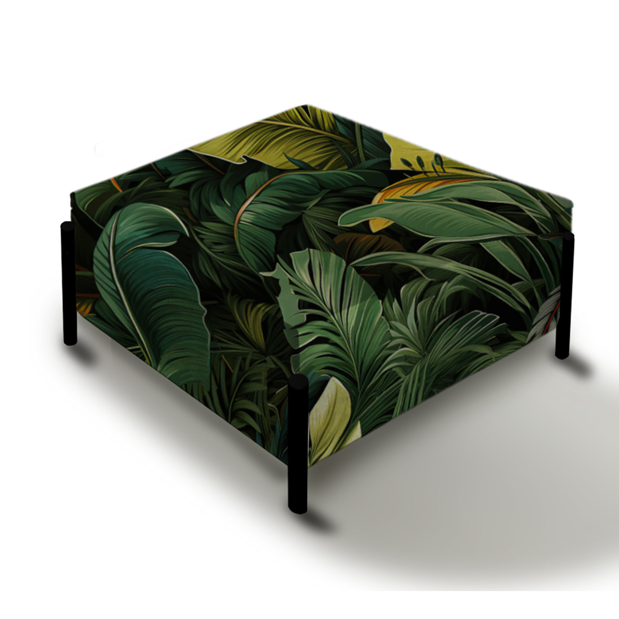 Design Art Tropicana Jungle Tropical Pattern - Tropical Large Square ...