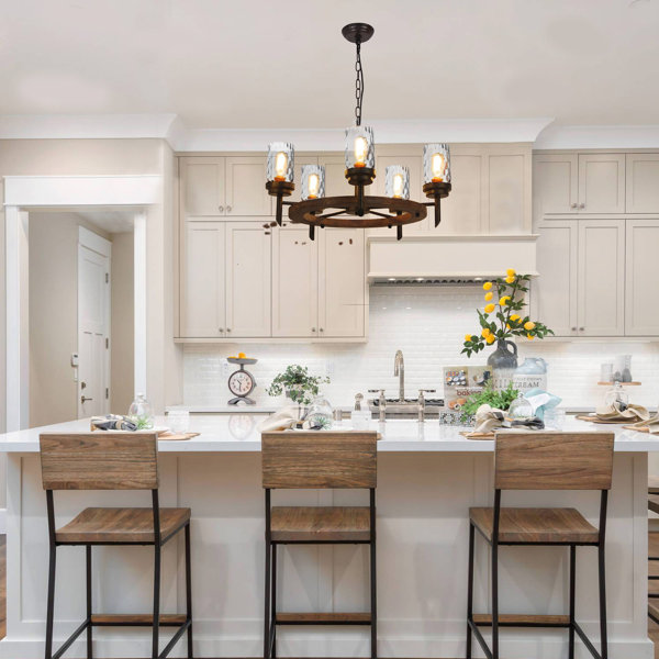 Anmytek 5.5'' H Glass Cylinder Ceiling Fan Glass Shade in Clear | Wayfair