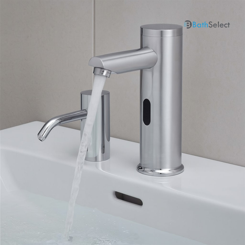 BathSelect Solo Hands-Free Automatic Commercial Faucet and Soap ...