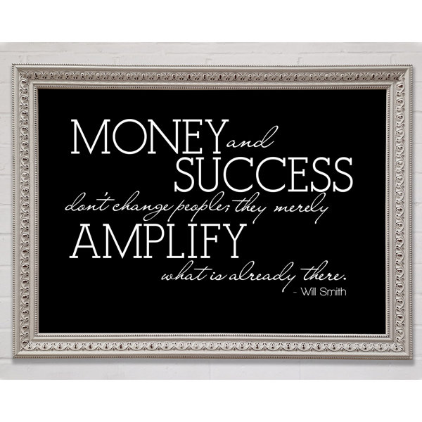 Bright Star Motivational Quote Will Smith Money And Success - Single ...