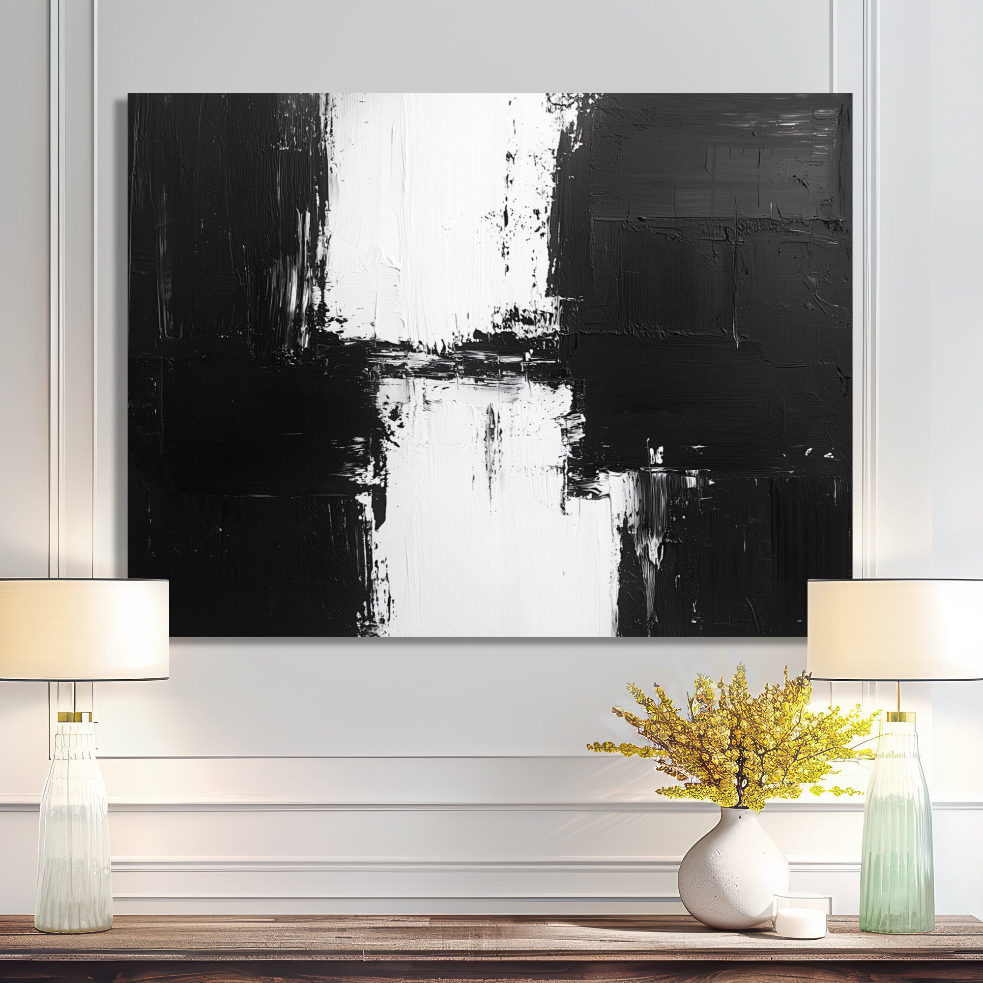 Wrought Studio™ Monochromatic Drift Of Shadows Into The Dark VIII ...