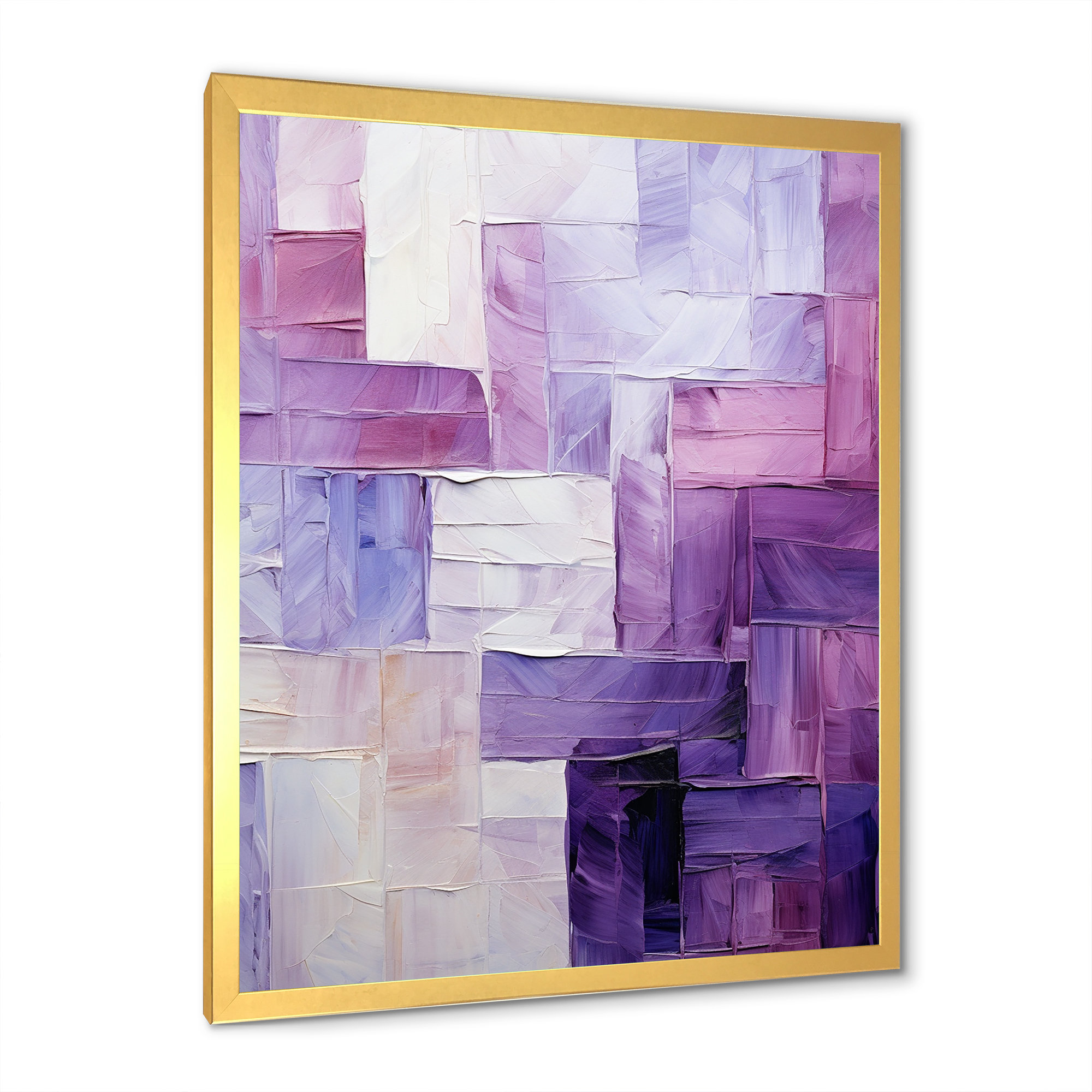 Wrought Studio Lilac Lattices Abstract Shapes - Abstract Shapes Wall ...