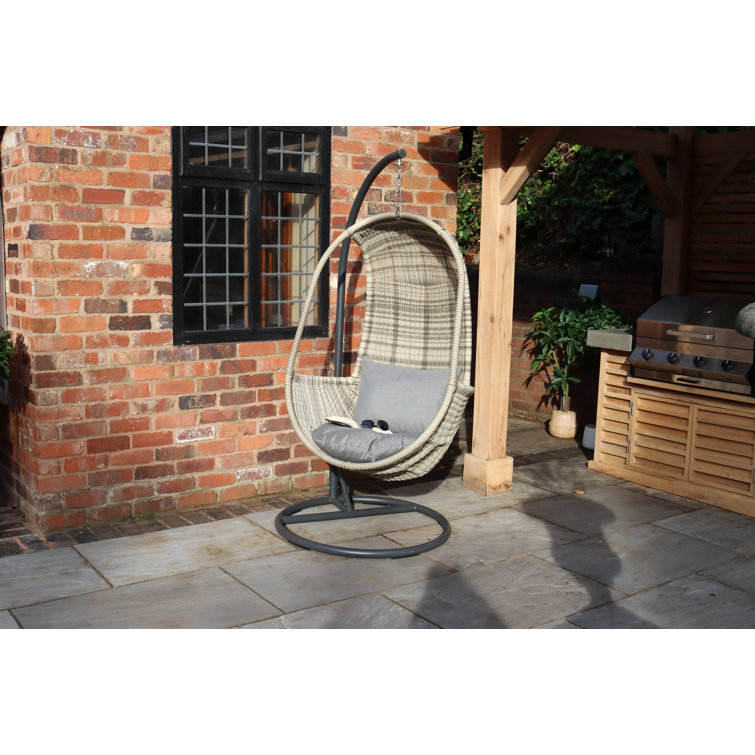 Dakota Fields WENTWORTH Hanging pod 3mm round weave including cushions ...