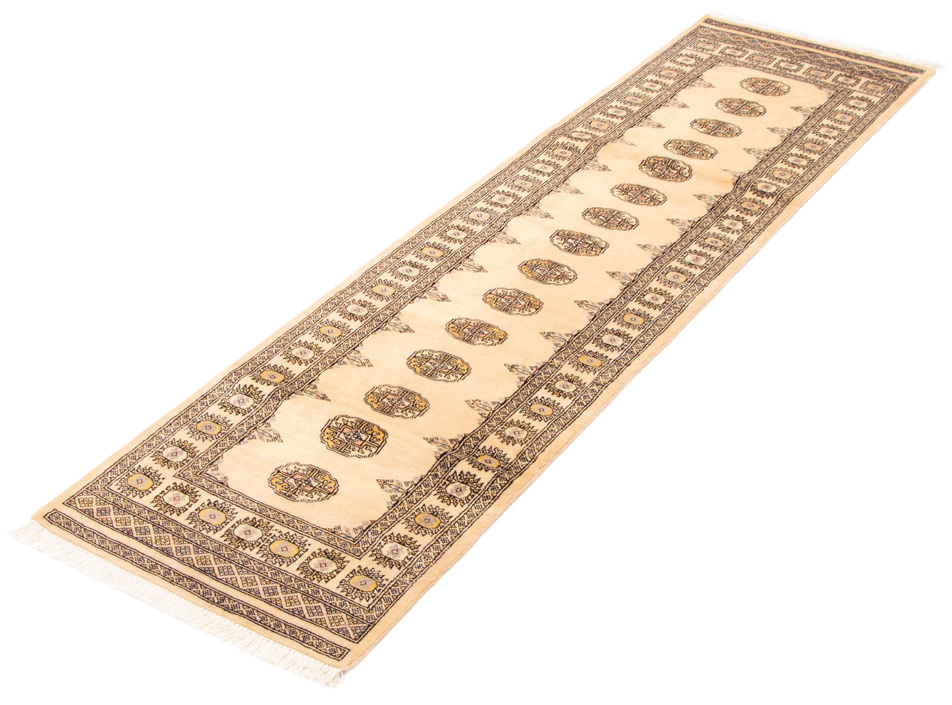 Bloomsbury Market One-of-a-kind Hand Knotted Bokhara Beige Wool Rug 2'8 ...