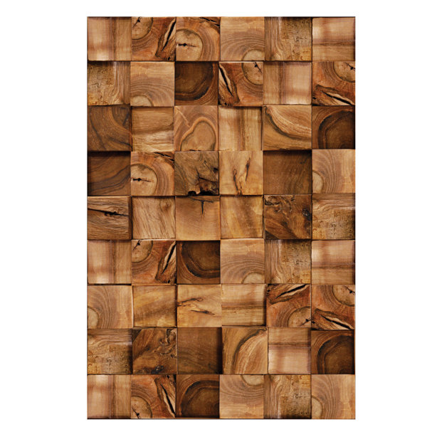 Loon Peak® Square Timber Wall Decal | Wayfair