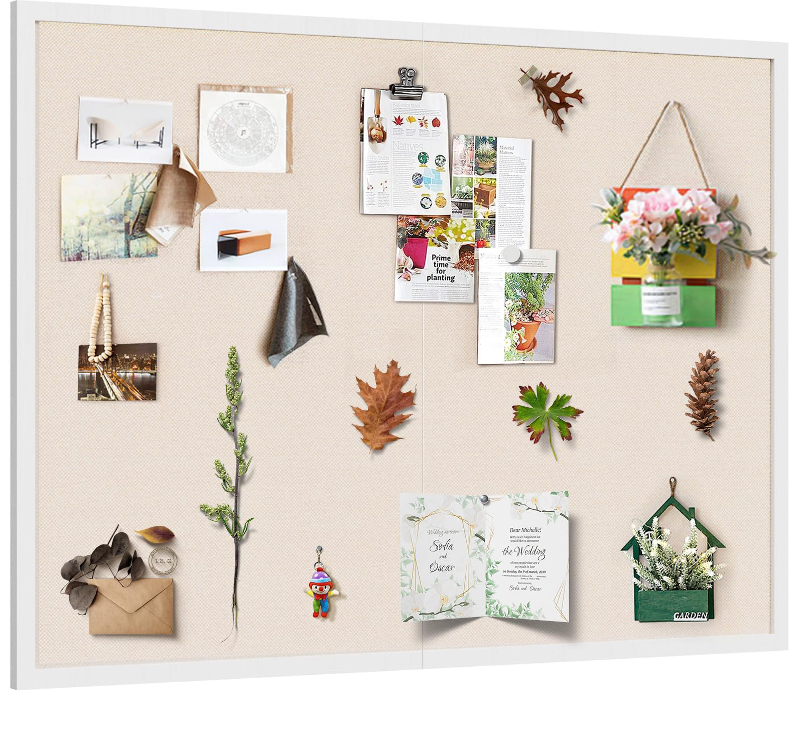 Latitude Run® Solid Wood Corkboard / Bulletin Board & Reviews | Wayfair