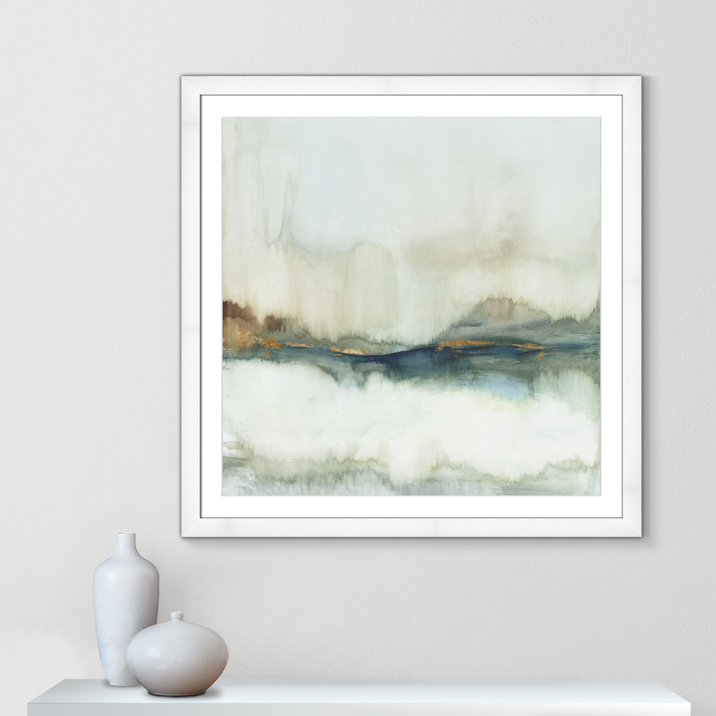 Casa Fine Arts Land Reflection - Square Collection Print by Allison ...