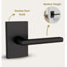 Mega Handles GLAMOR DUMMY Reversible Interior Door Lever for Bedrooms ...