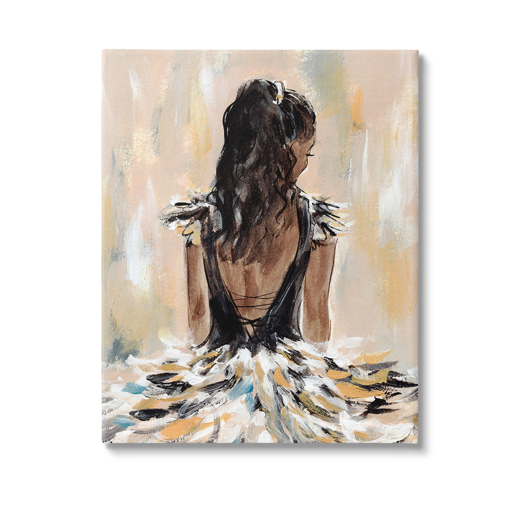 Lark Manor Fashionista in Dress Canvas Wall Art by Annie Warren ...