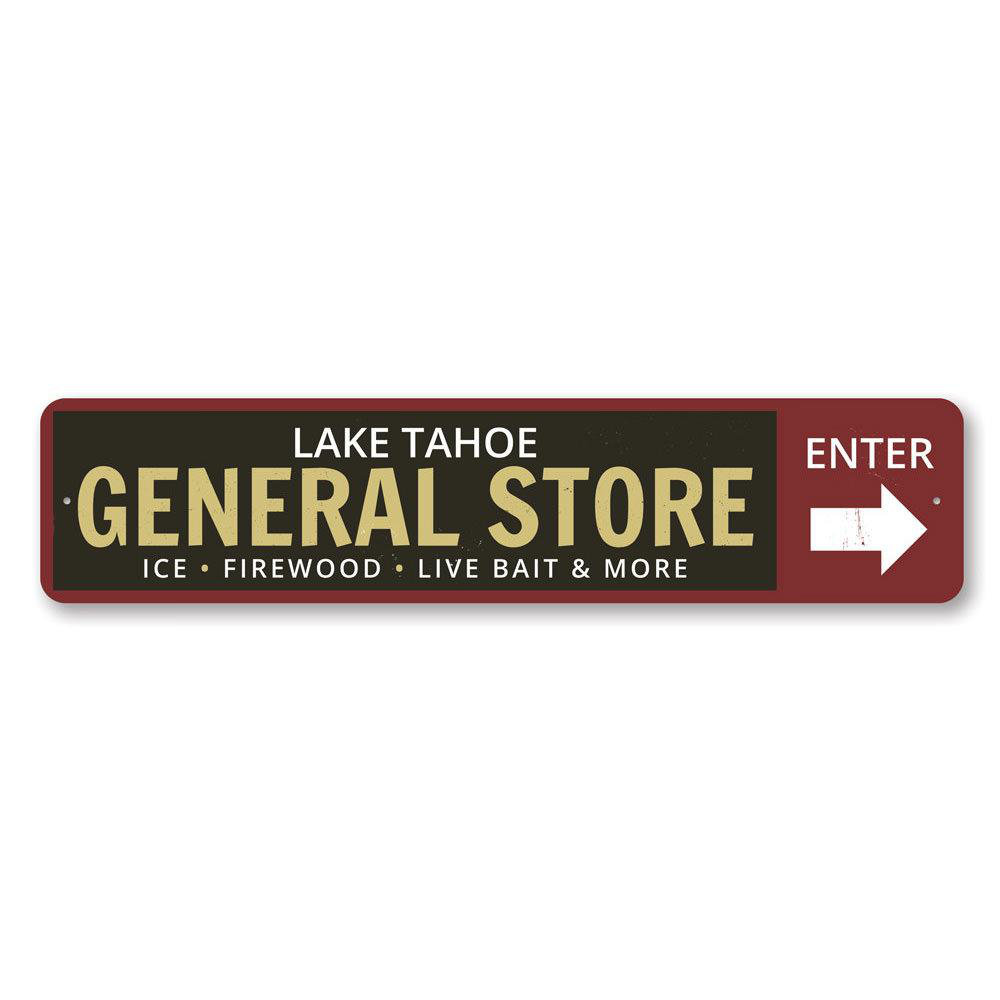 Lizton Sign Shop, Inc Lake General Store Aluminum Sign | Wayfair