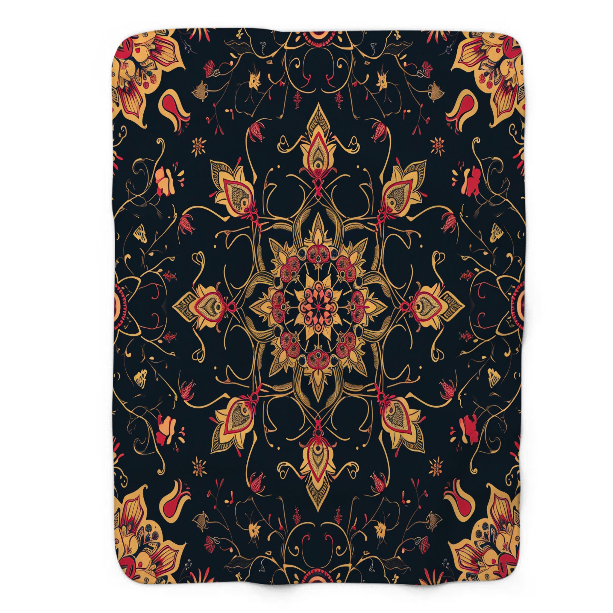 MentionedYou Cosmic Parchment - 1 Piece Premium Sherpa Blanket Throw ...