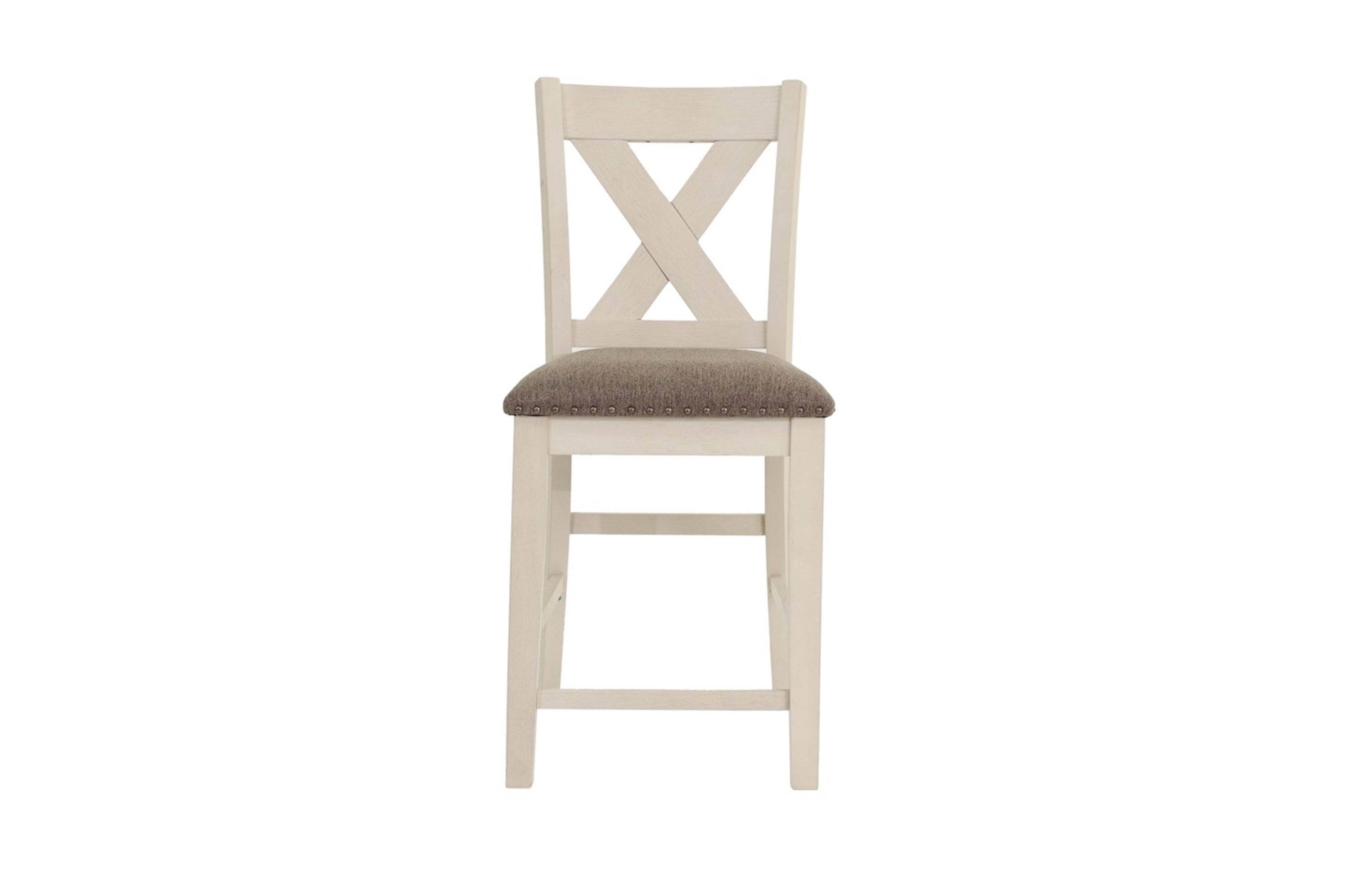 Hokku Designs Set Of 2 Counter Height Chairs Wooden High Chair X Back ...