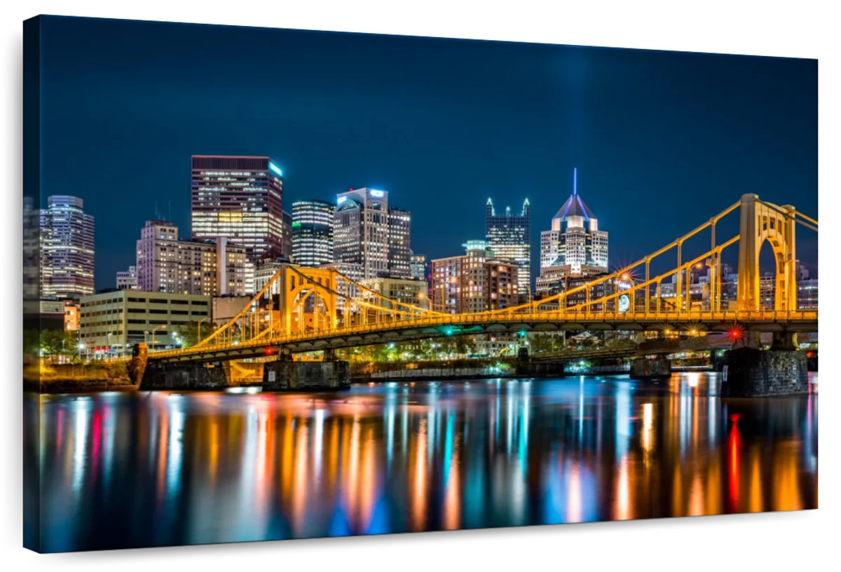 Elephant Stock Rachel Carson Bridge At Night | Wayfair