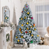 Flocked / Frosted Branches Christmas Trees You'll Love | Wayfair