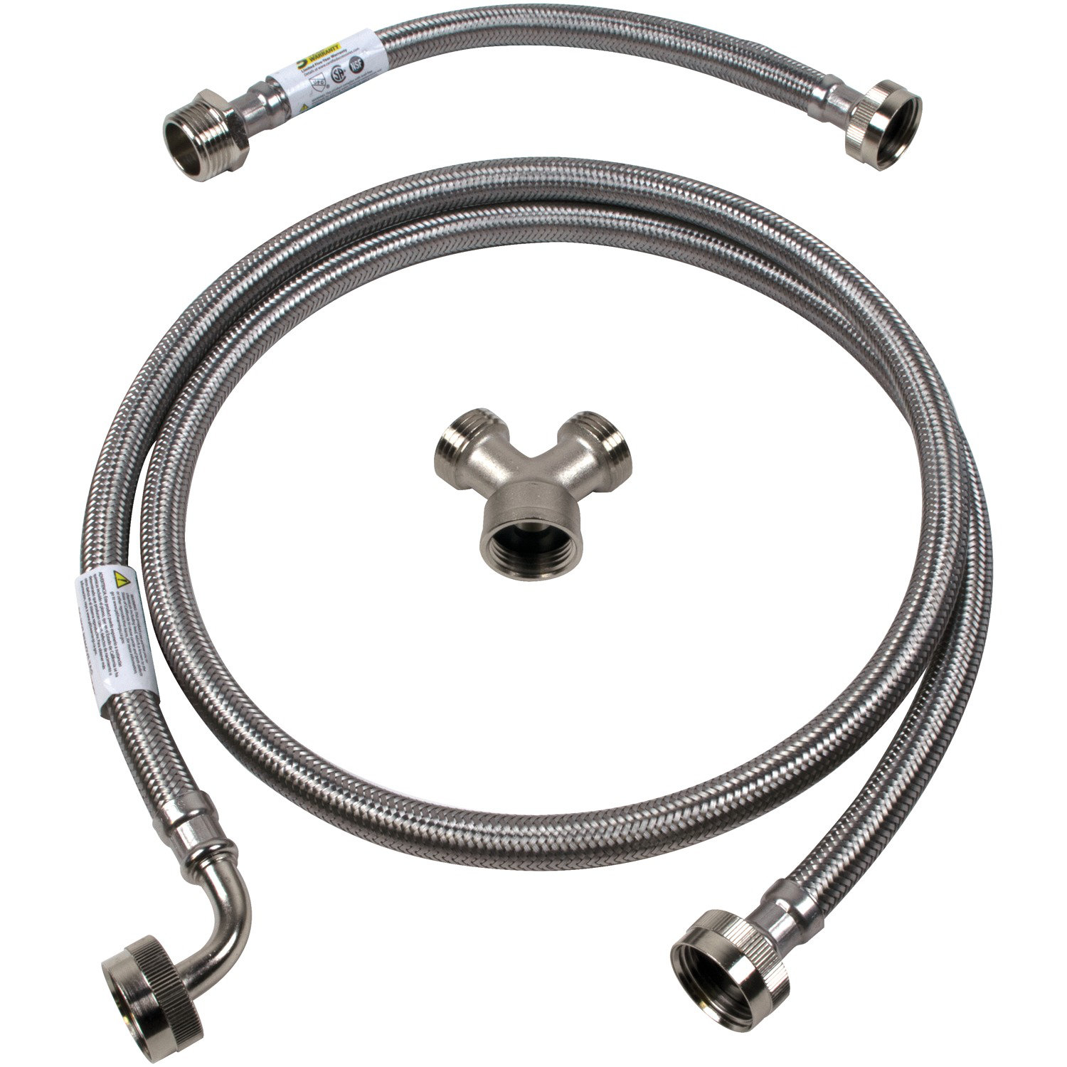 Certified Appliances Braided Stainless Steel Steam Dryer Installation ...