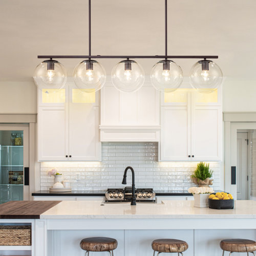 Wayfair | Kitchen Island Linear Pendant Lighting You'll Love in 2023