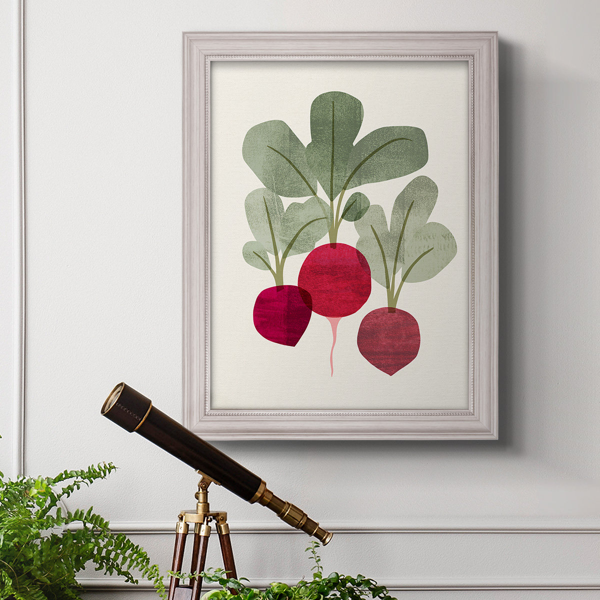 Gracie Oaks Organic Veg I Premium Framed Canvas- Ready To Hang ...