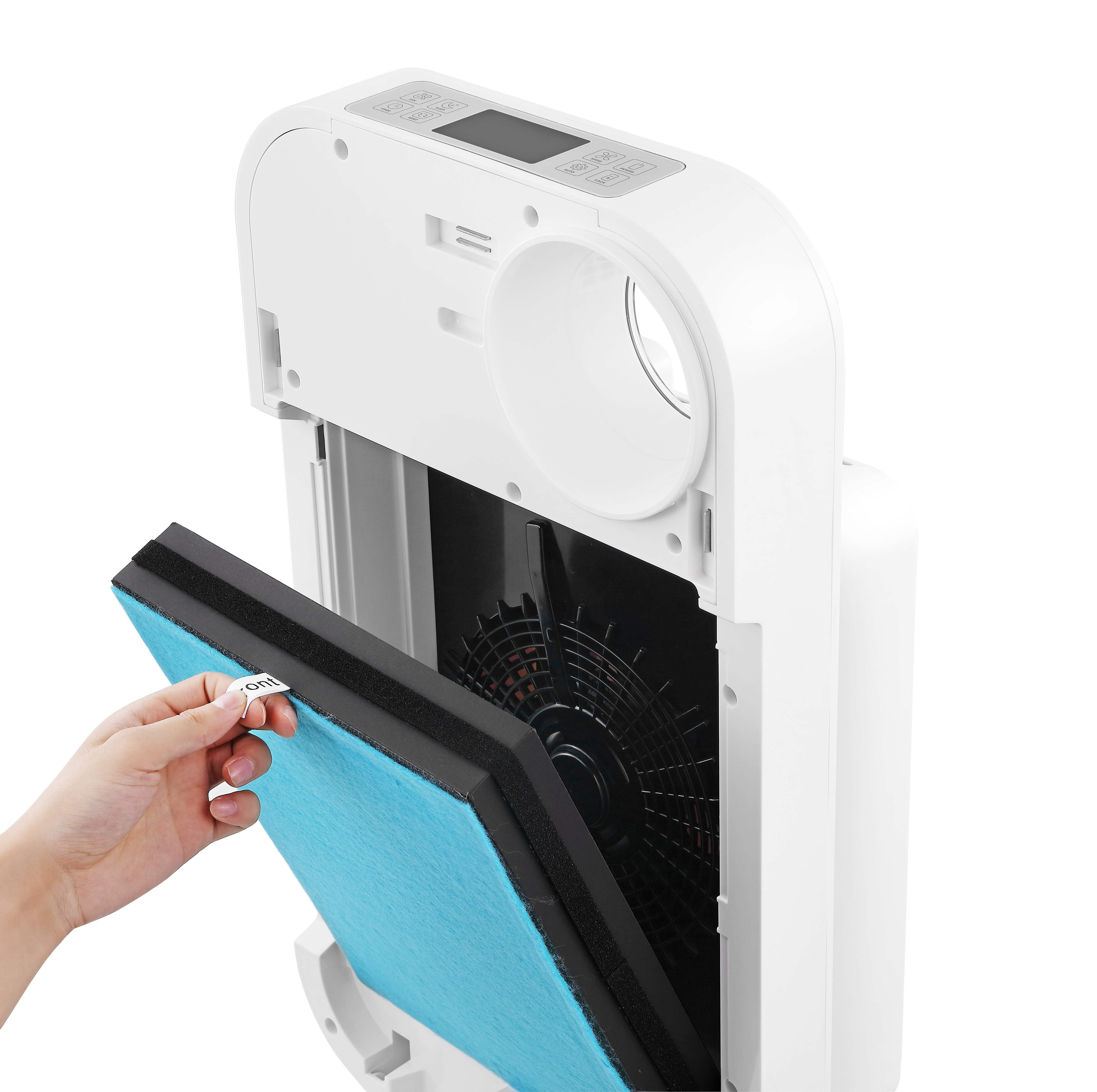 OVAL AIR HEPA 2-In1 Replacement Charcoal Combined Filter With Air ...