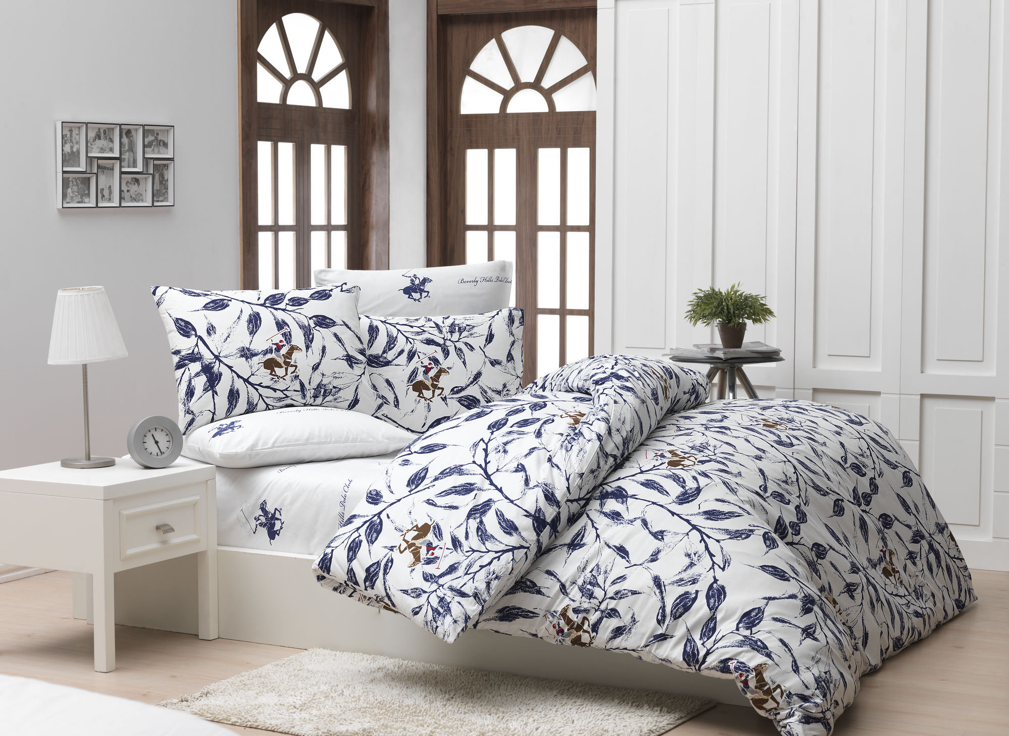 Asir Group INC Beatriz Blue 100% Cotton Duvet Cover Set | Wayfair