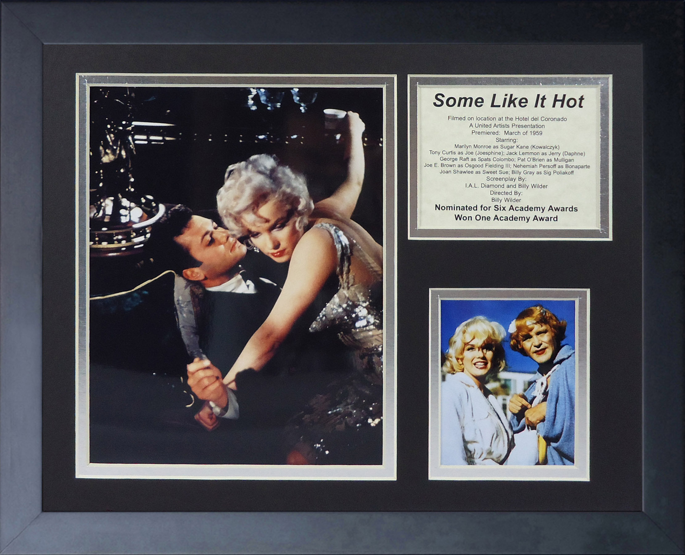 House of Hampton Marilyn Monroe - Some Like It Hot Framed Memorabili ...