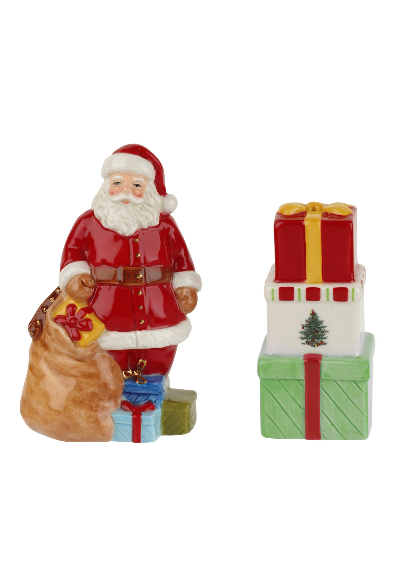Spode Christmas Tree Santa Salt & Gift Box Pepper & Reviews | Wayfair