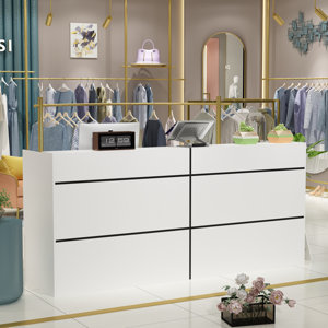 2 Seat Reception Desks & Suites You'll Love | Wayfair