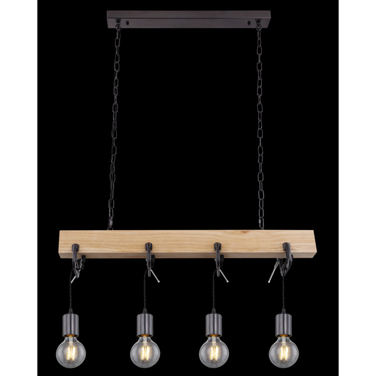 Williston Forge Grindle 4-Light Kitchen Island Bulb Pendant | Wayfair.co.uk