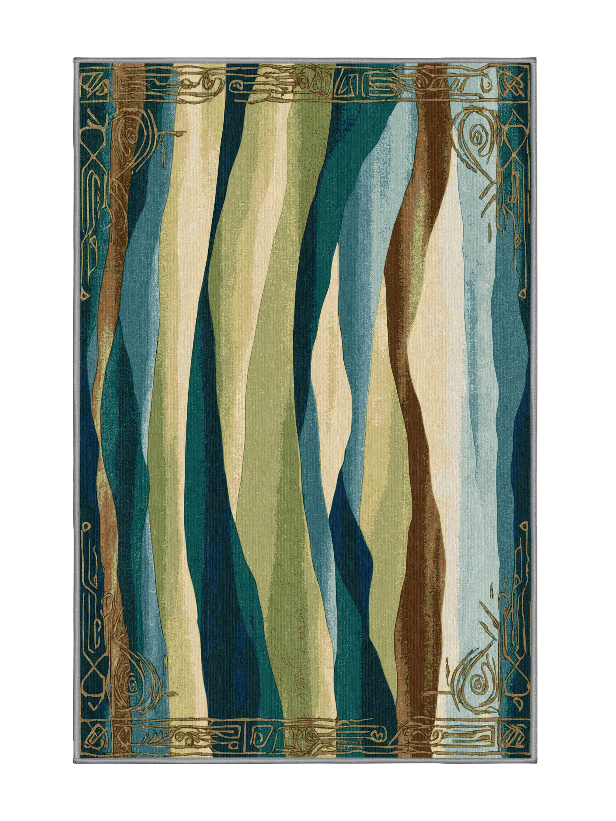 Orren Ellis Radiant Mirage Rug | Wayfair