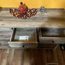 Lark Manor™ Nibbi 47" Console Table with Wood Frame and Legs, 3 Drawers ...