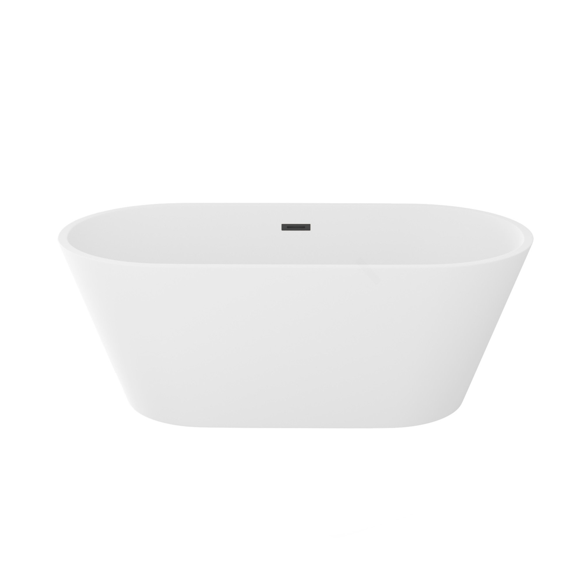 Walton 59" Acrylic Freestanding Bathtub, Stand Alone Soaking Tub, With ...