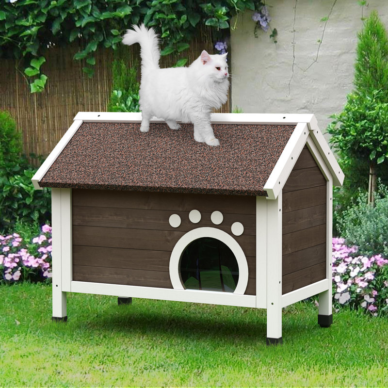 Archie & Oscar™ Chorley Outdoor Cat House & Reviews | Wayfair