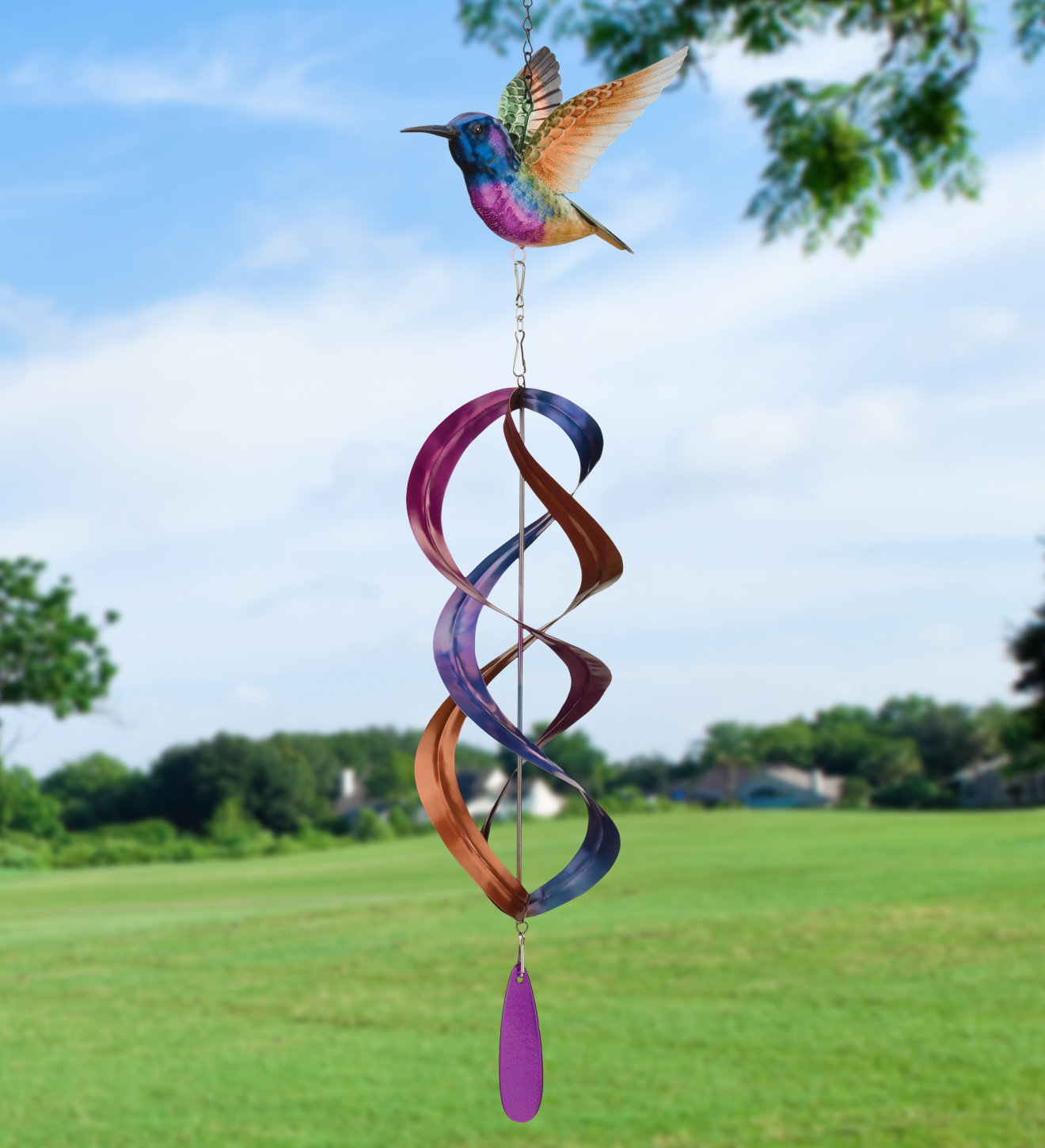 Regal Art & Gift Hanging Wind Spinner - Purple Coronet & Reviews ...